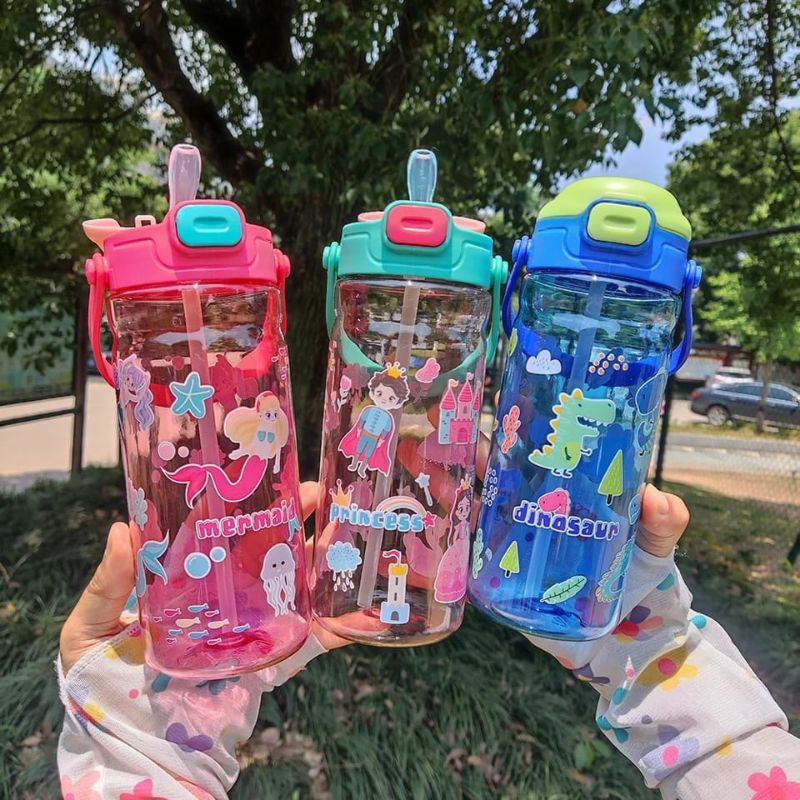 Jual Botol munum anak karakter princess dinosaurus 550ml | Shopee Indonesia
