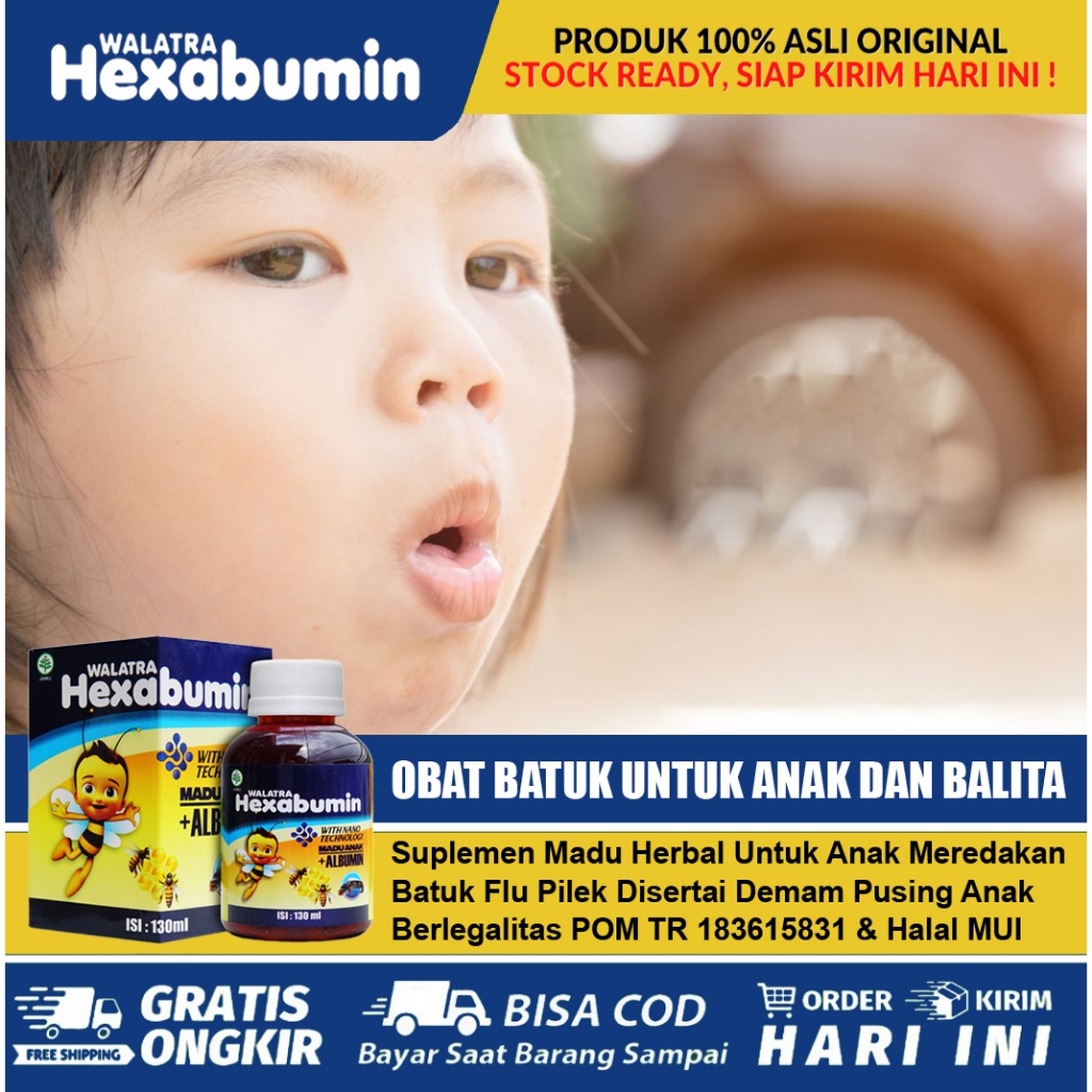 Jual Obat Batuk Anak Berdahak Walatra Hexabumin Obat Batuk Anak Alami Untuk Usia 1 2 3 4 5 6 dan ...