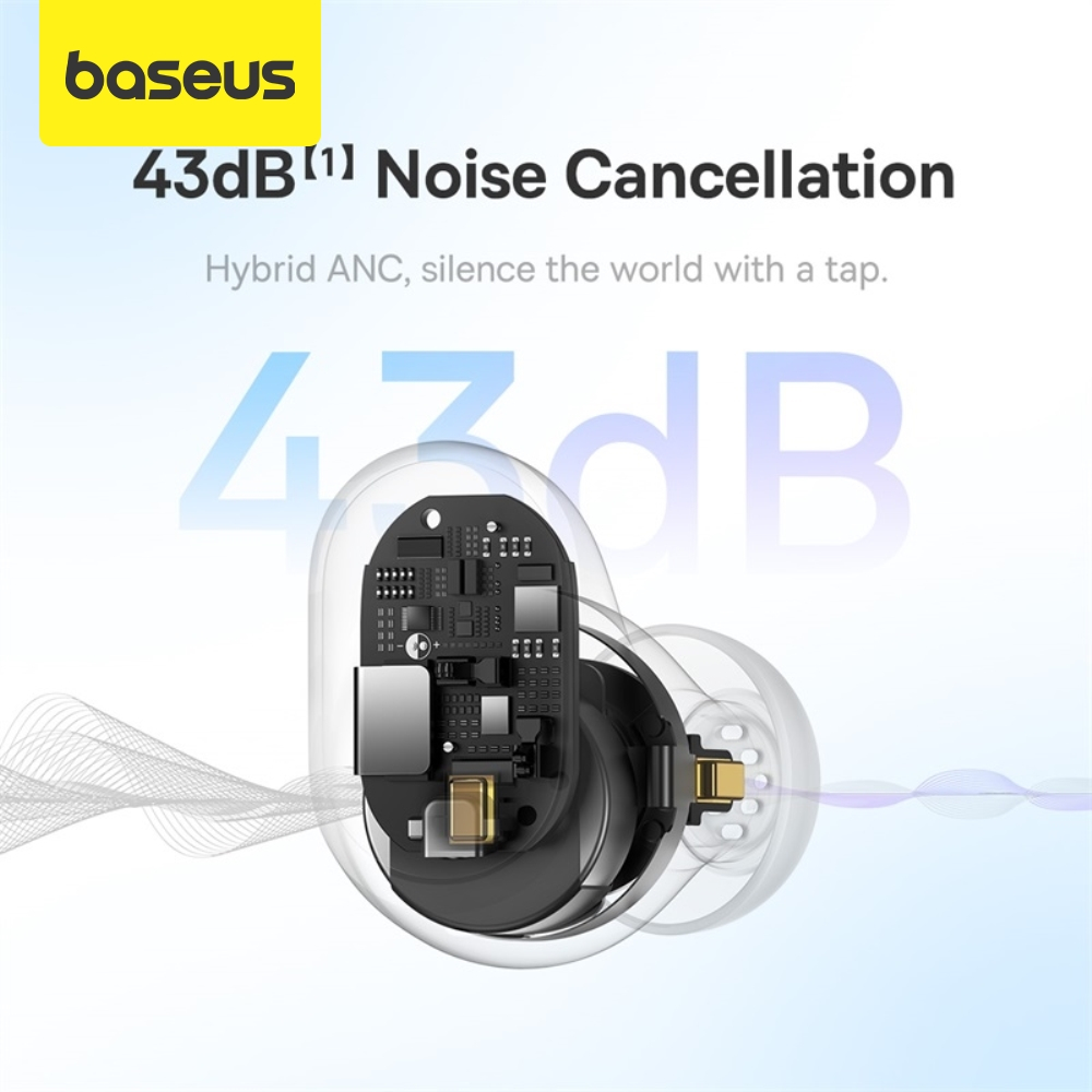 Jual Baseus Bowie WM05 True Wireless Bluetooth Earphone Earbuds TWS ANC ...