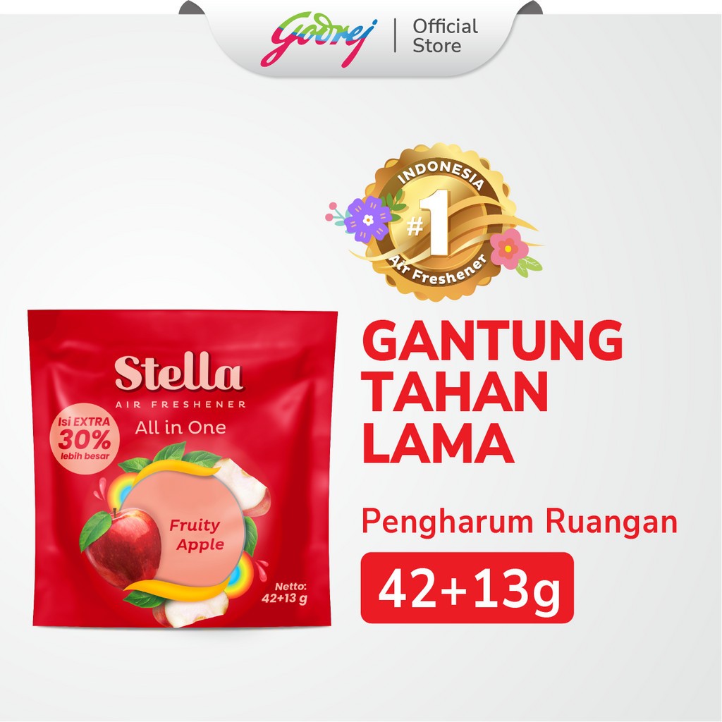 Jual Stella All in One Fruity Apple 42+13gr | Shopee Indonesia