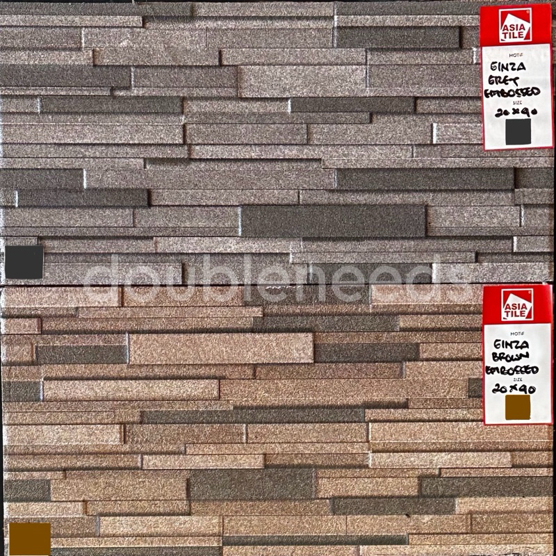 Jual KERAMIK DINDING GINZA 20x40 ASIA TILE / KERAMIK DINDING LUAR RUMAH ...