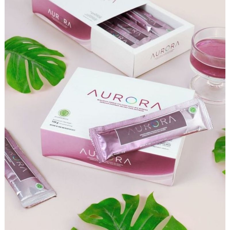 Jual AURORA Saffron Collagen - Healthy Pack 10 Sachet | Shopee Indonesia