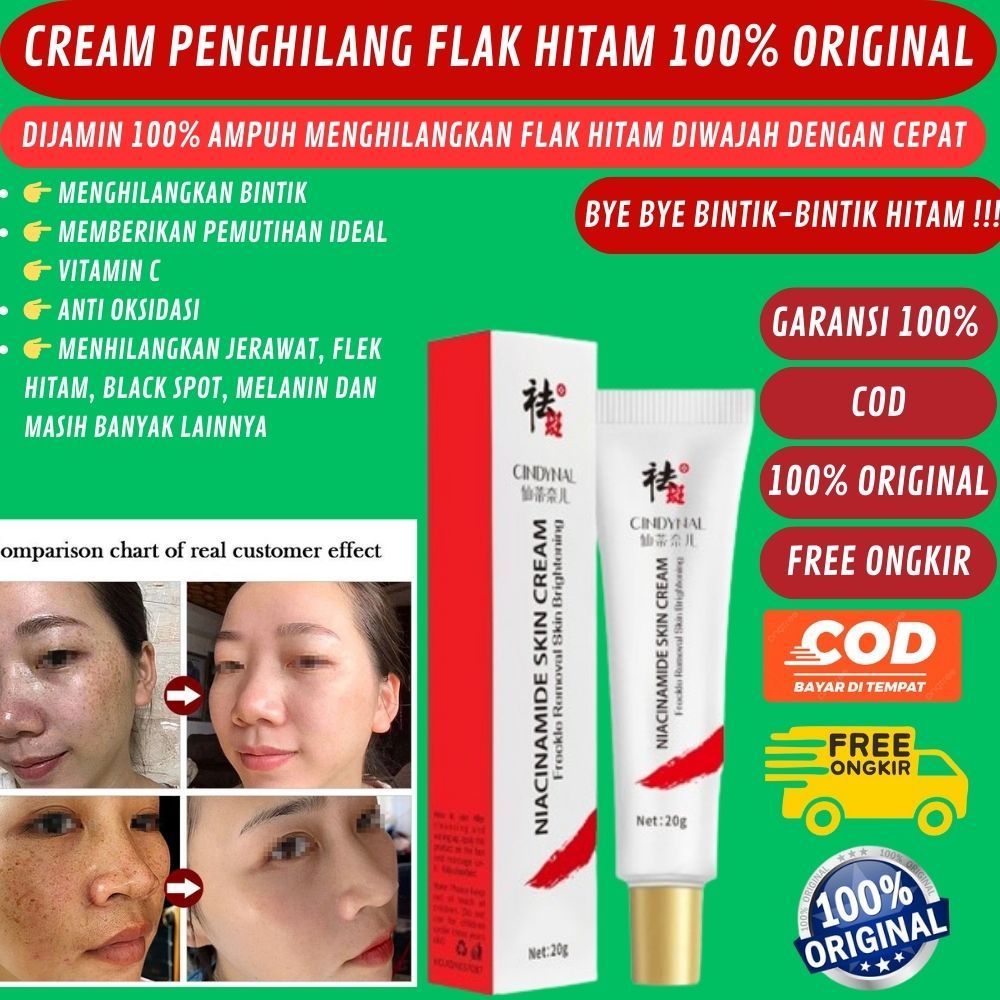 Jual Cream Penghilang Flak Hitam Membandel / Salep Pemutih Wajah / Krim Penghilang Flek Hitam ...