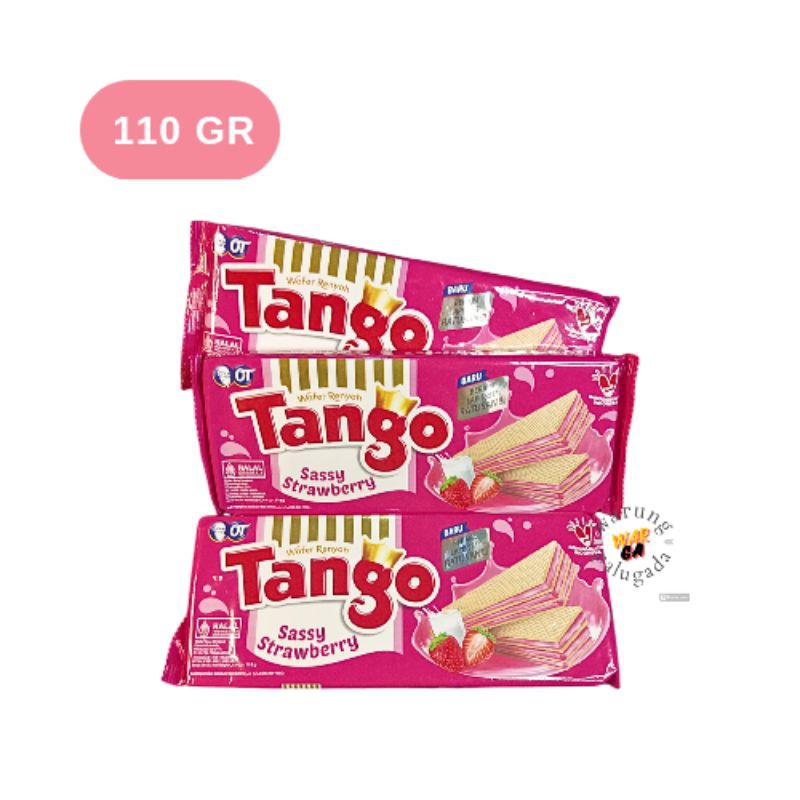 Jual Tango Wafer Sassy Strawberry 110gr | Shopee Indonesia