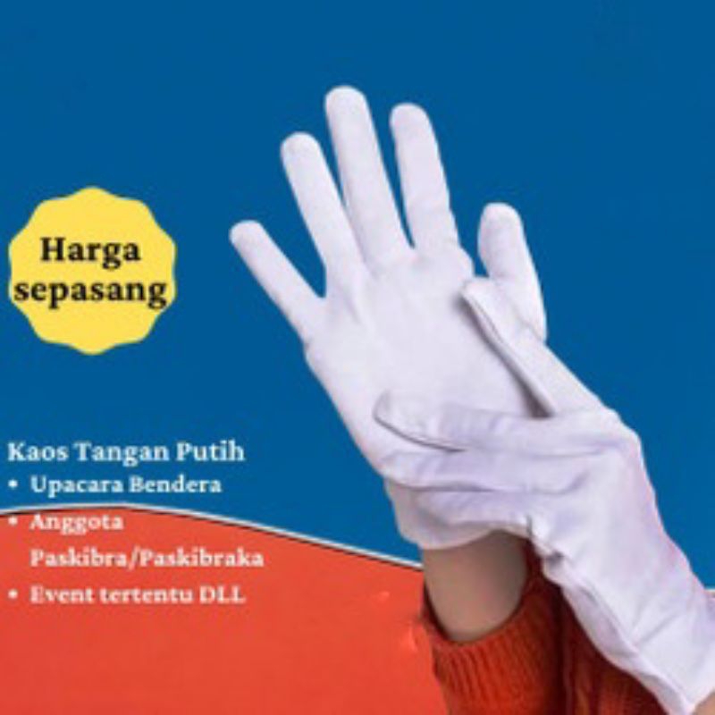 Jual Sarung Tangan Putih Polos Paskibra | Shopee Indonesia