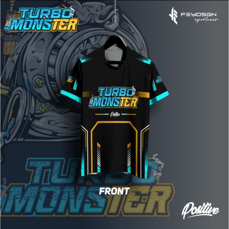Jual JERSEY RACING TURBO MONSTER INDONESIA - BAJU KAOS TURBO MONSTER ...