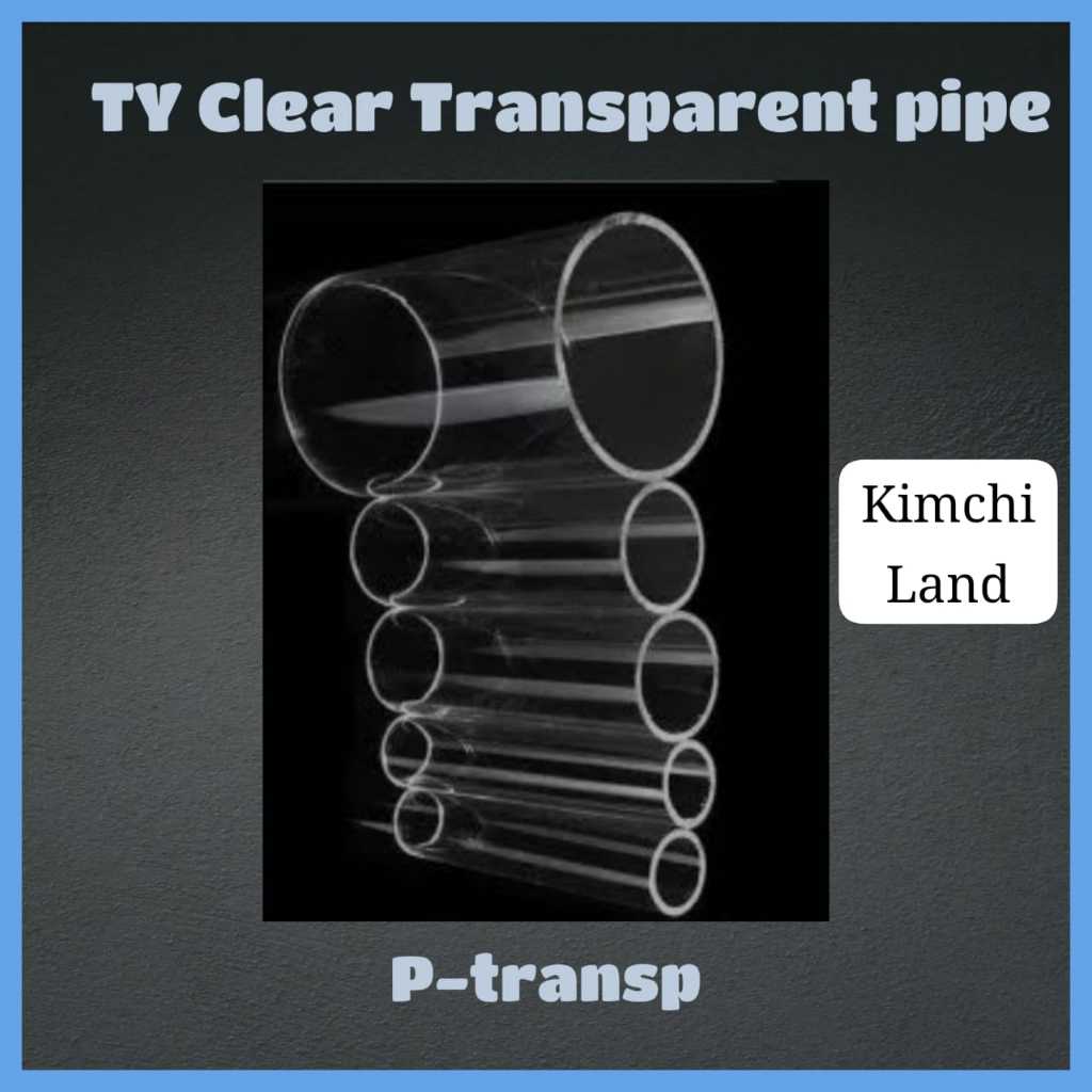 Jual Ty Transparent pipe pipa aquascape bening-50 mm | Shopee Indonesia