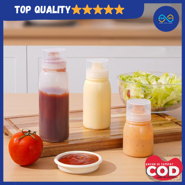 Jual Botol Saus Sambal 5 Lubang Dengan Tutup Botol Minyak Kecap Bahan ...