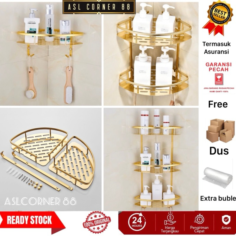 Jual Rak Sabun Sudut Kamar Mandi Gold 3 susun.rak sabun sudut tembok ... Jual Rak Sabun Sudut Kamar Mandi Gold 3 susun.rak sabun sudut tembok ...