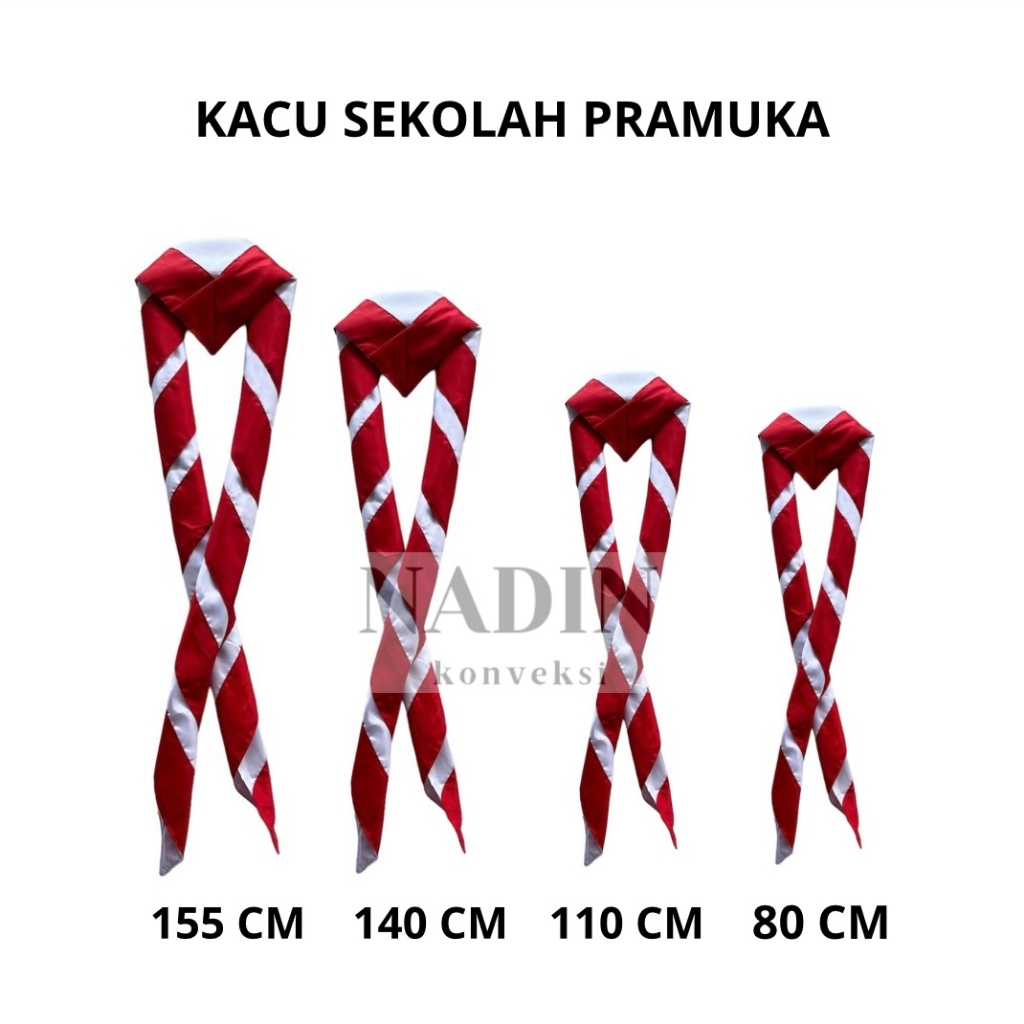 Jual Satuan Kacu Hasduk Pramuka SD SMP SMA PEMBINA - Bahan Licin Katun ...