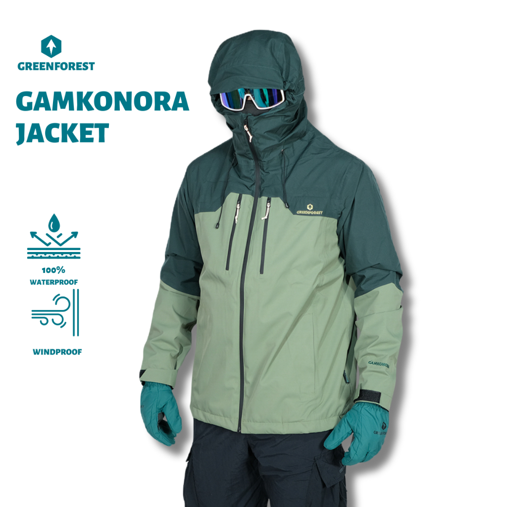 Jual Greenforest Gamkonora Jaket Gorpcore Waterproof | Shopee Indonesia