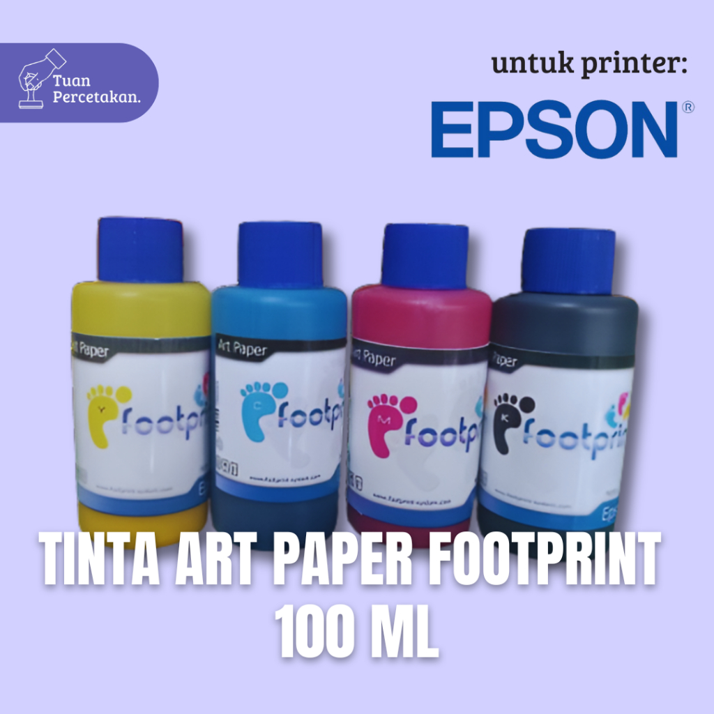 Jual Tinta Art Paper Footprint 100 ML Untuk EPSON | Cocok Untuk Art ...