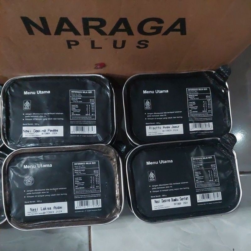 Jual RANSUM TNI NARAGA PLUS MAKANAN TNI MAKANAN KALENG MRE NASINYA AJA ...