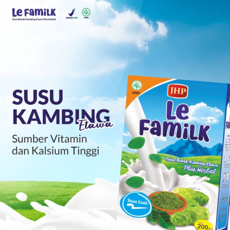 Jual Le Familk 200gr susu kambing etawa bubuk susu kambing bubuk susu ...