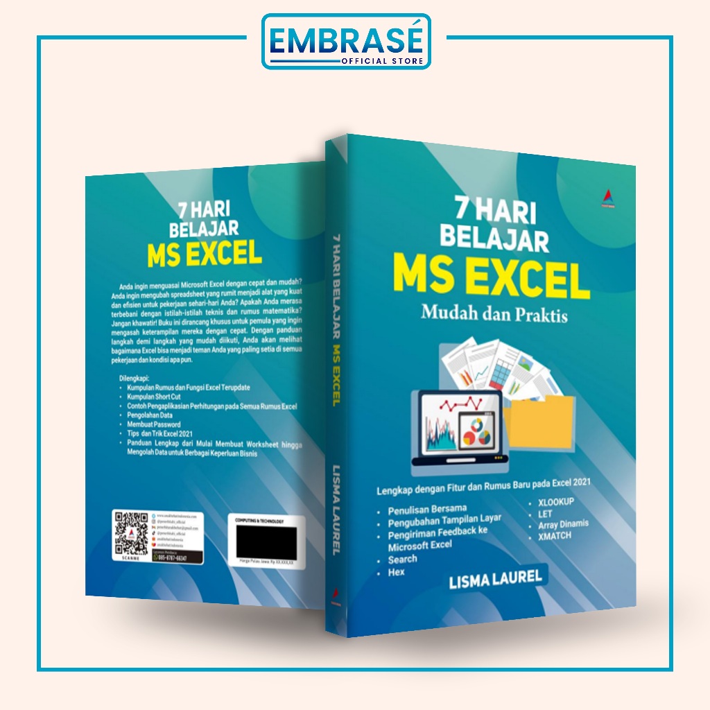 Jual Buku rekomendasi 7 hari belajar ms excel : mudah dan praktis - Embrase | Shopee Indonesia