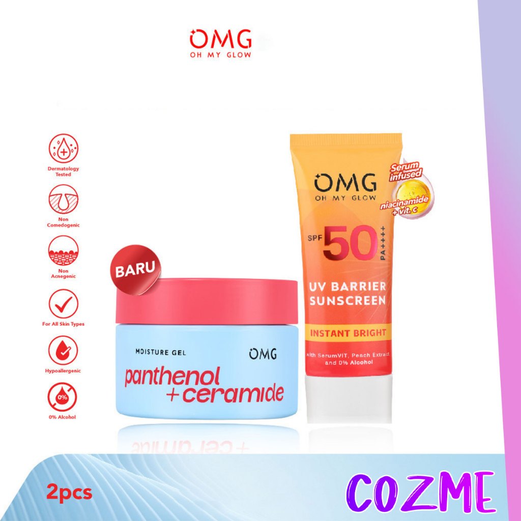 Jual [2PCS] OMG Oh My Glow Protection Kit || Moist Gel 30gr ...