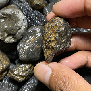 Jual bahan batu meteor agni manite / natural bahan batu akik ...