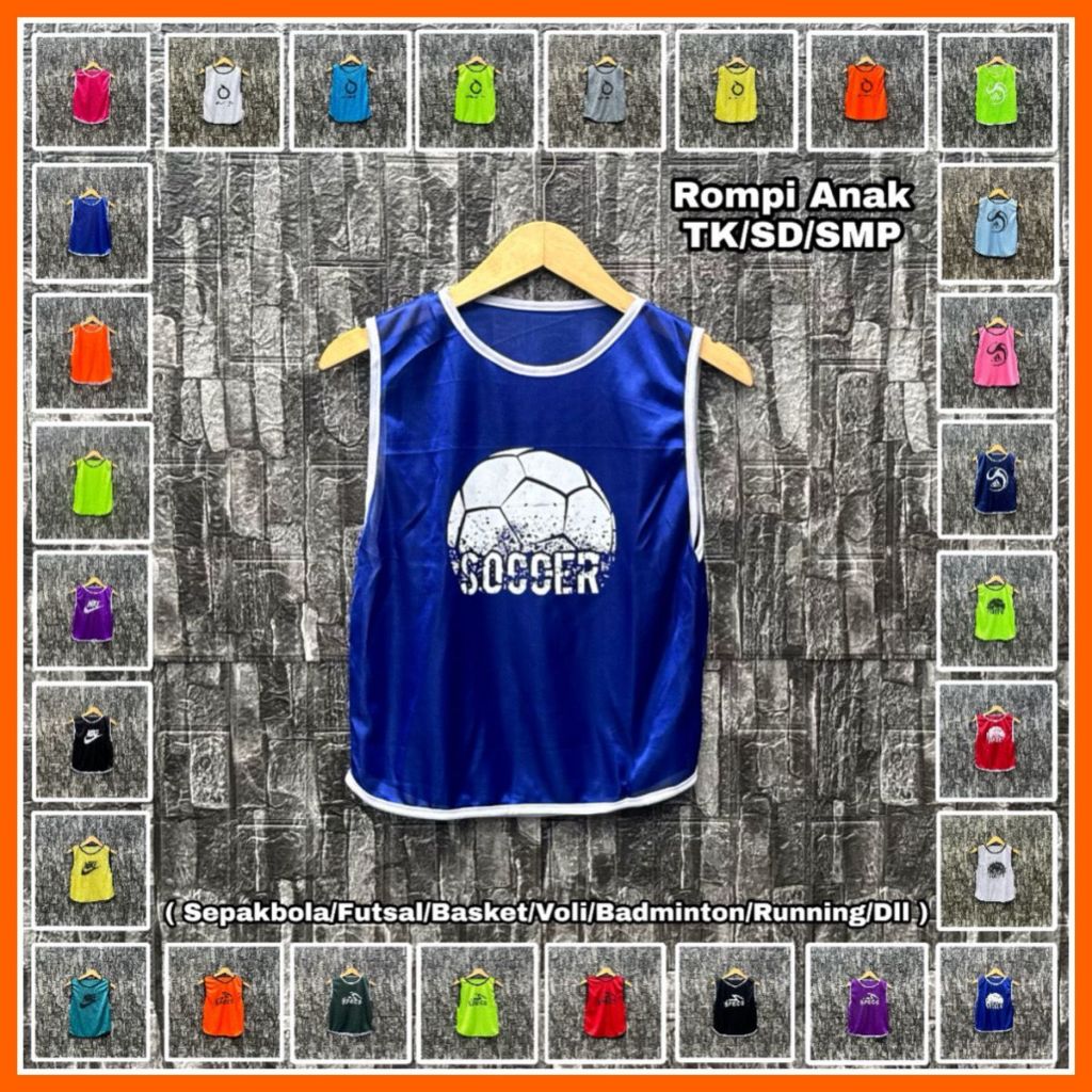 Jual Rompi Anak - Rompi Latihan Bola Anak Laki Laki Rompi Latihan ...