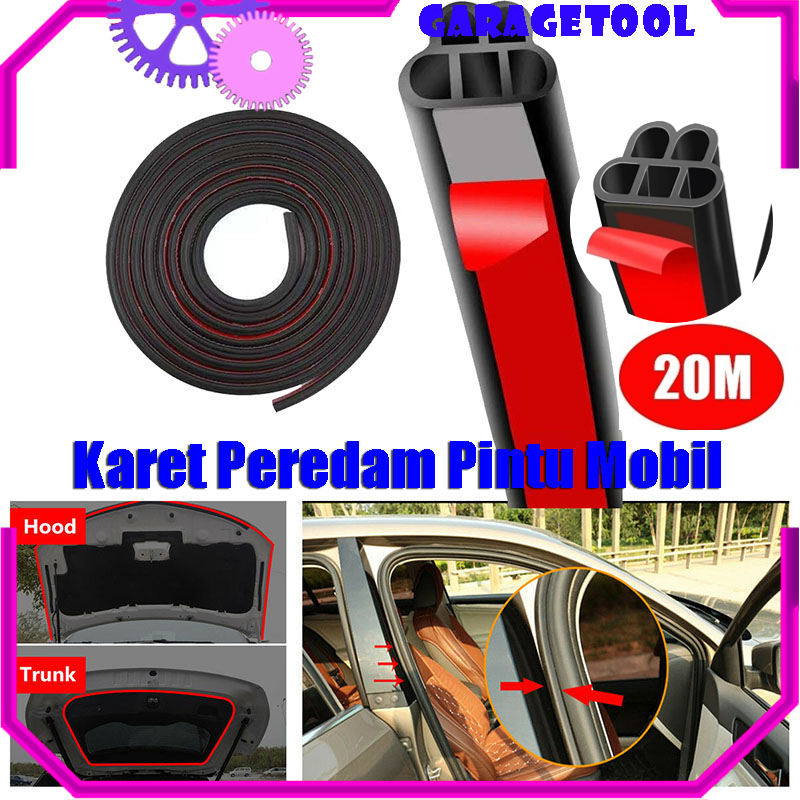 Jual GT|【20M】Karet Peredam Pintu Mobil Peredam Pintu Mesin Universal ...