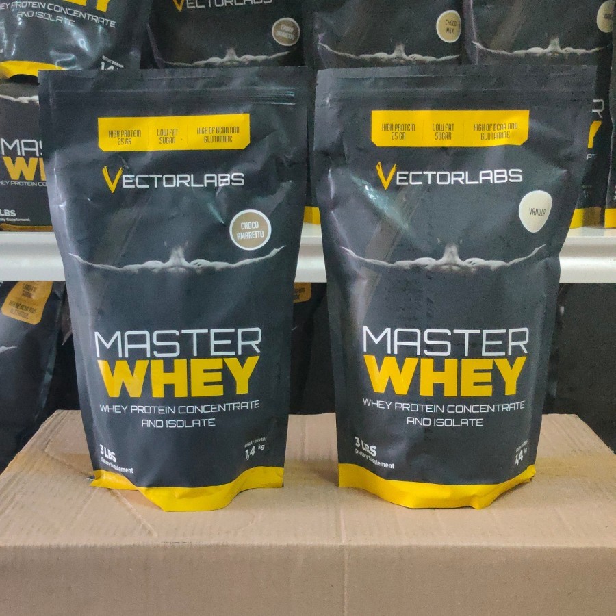 Jual VECTORLABS MASTER WHEY PROTEIN 3 LBS LB SUPLEMEN WHEY MURAH BPOM ...