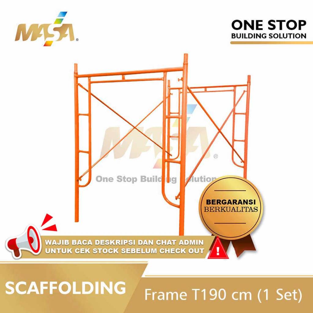 Jual SCAFFOLDING STEGER PERANCAH T190 MEDIUM (1 SET) MURAH BERKUALITAS ...