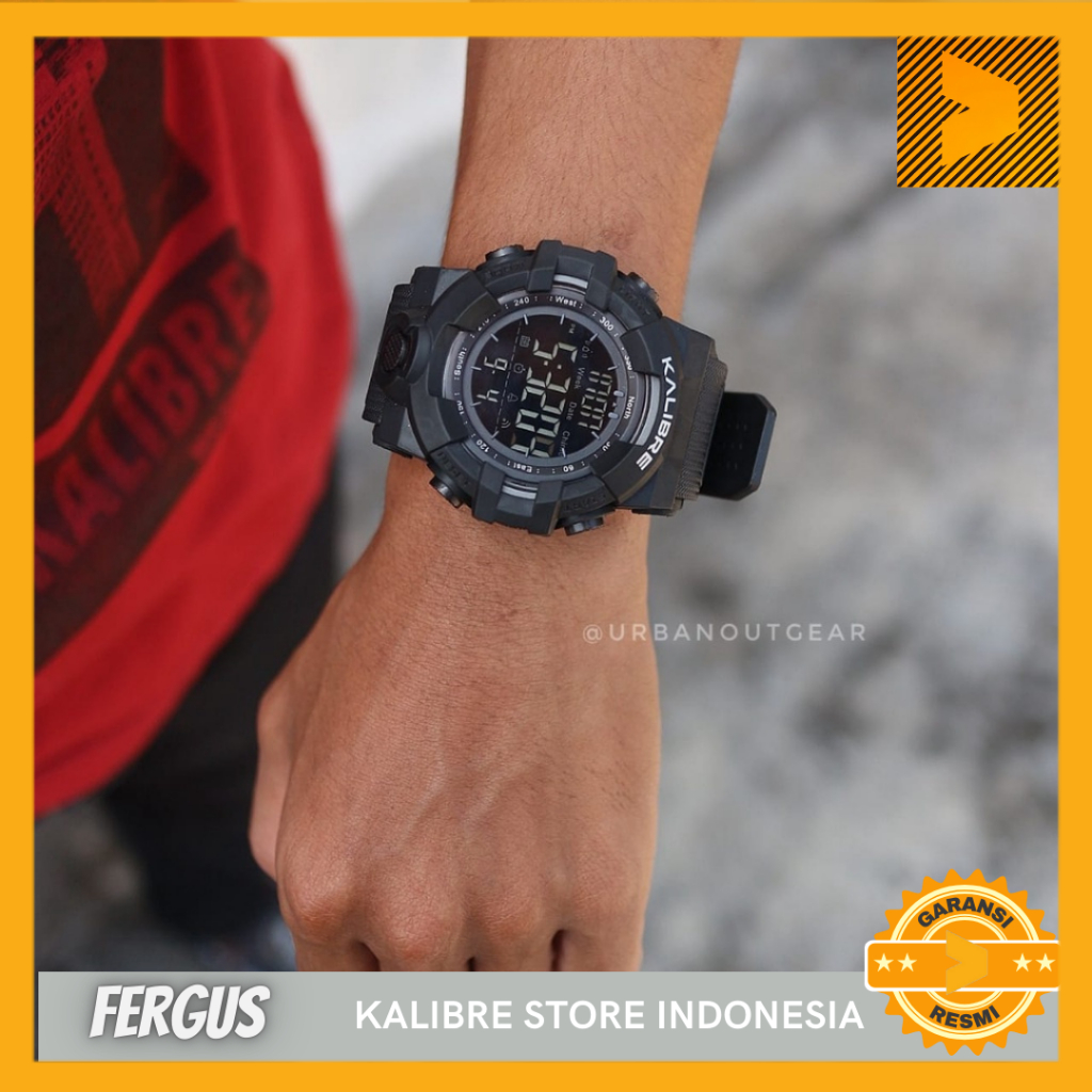 Jual Jam tangan Digital Pria Kalibre Fergus | Shopee Indonesia