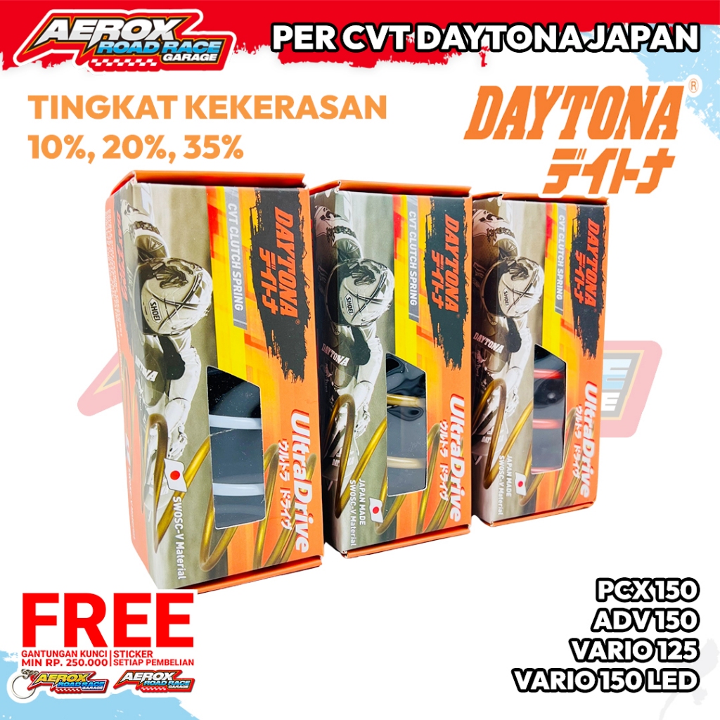 Jual Per CVT DAYTONA Racing Vario PCX ADV 125 150 160 FI ESP K35 K36 ...