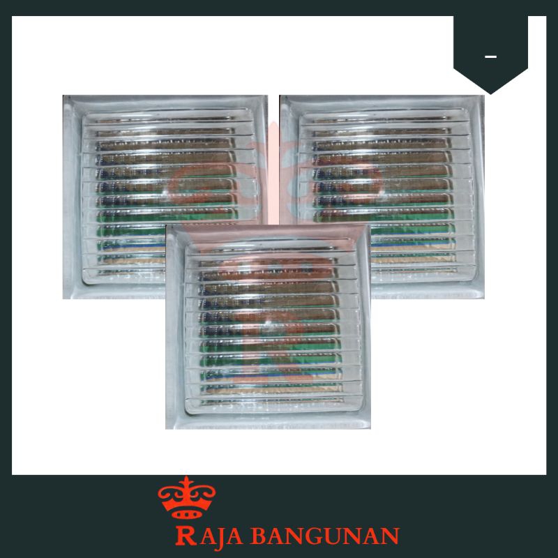 Jual Glass Block Glass Box Mulia Magna Dinding Kaca Motif Linio Garis ...