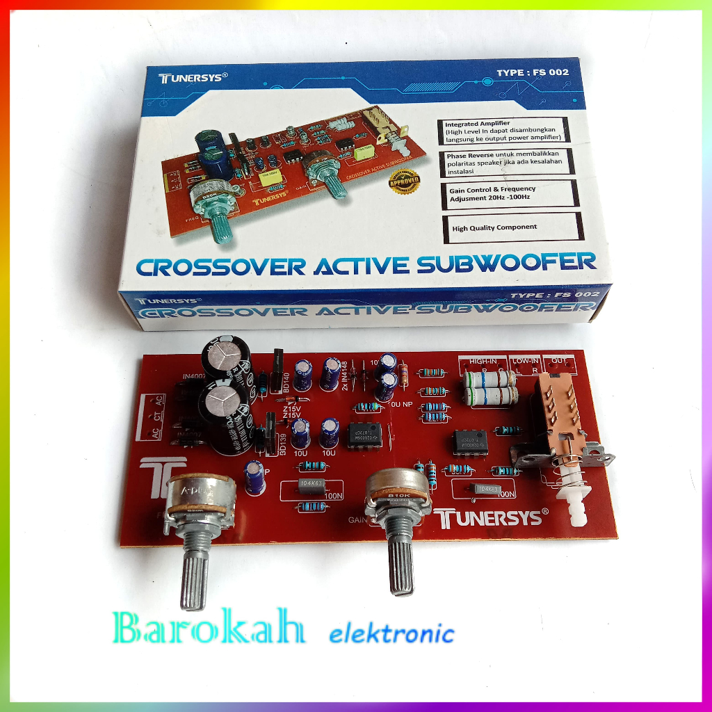 Jual Kit Crossover Active Subwoofer FS002 Tunersys 2 Potensio | Shopee ...