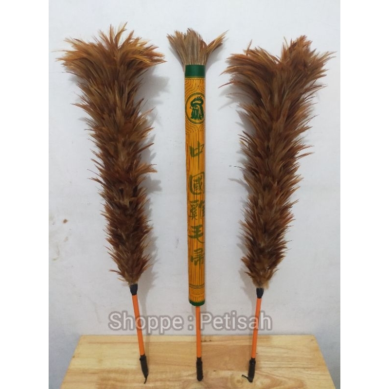 Jual Kemoceng Bulu Ayam Jumbo Premium Import Size M / Bulu Ayam ...