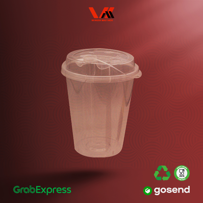 Jual [500PCS] CUP INJECTION 360ML - 12Oz DATAR - WINGOH / ISI 500 PCS ...