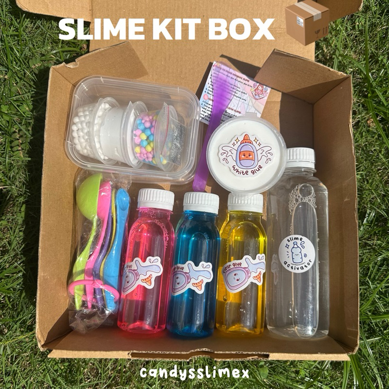 Jual BOX SLIME KIT BY CANDYSSLIMEX/ MAINAN ANAK SLIME /SLIME KIT/BAHAN ...