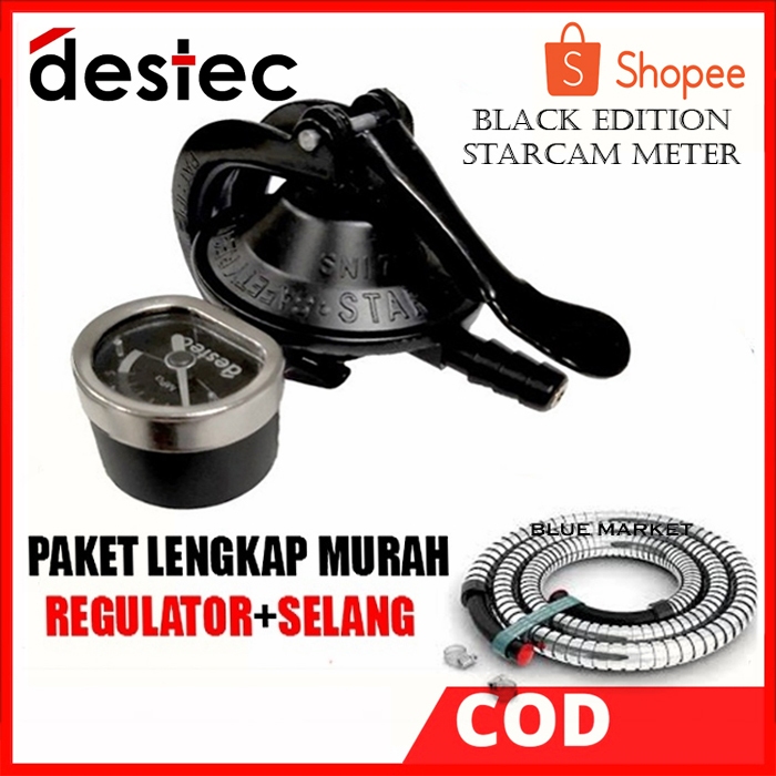 Jual REGULATOR GAS DESTEC STARCAM ANTI BOCOR DOUBLE LOCK LPG TEKANAN ...