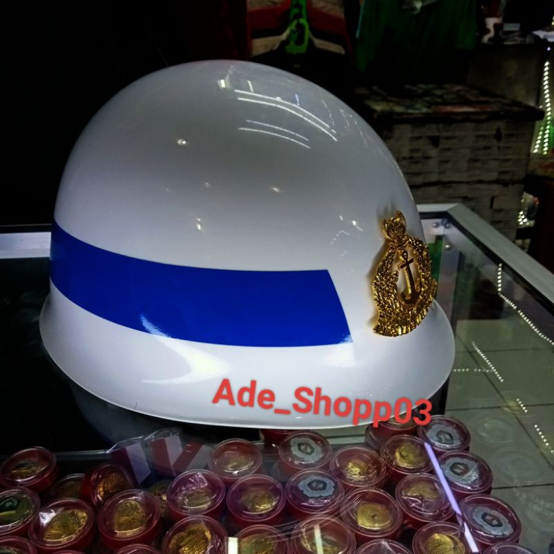 Jual HELM TNI AL / HELM UPACARA PASKIBRA TNI AL | Shopee Indonesia