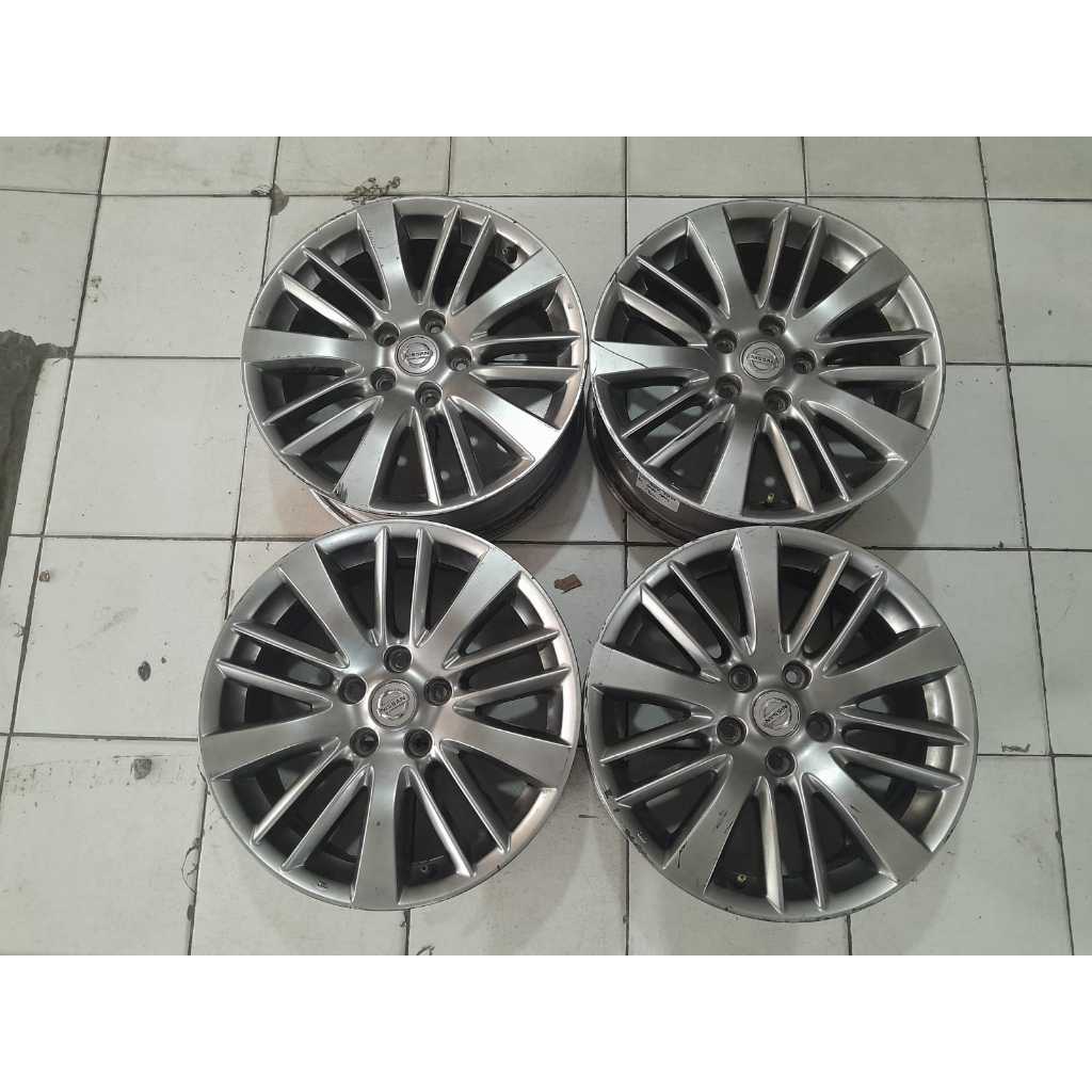 Jual Velg Mobil Bekas Copotan Ori Teana Ring 17 Pcd 5x114 Pelek Saja R17 | Shopee Indonesia