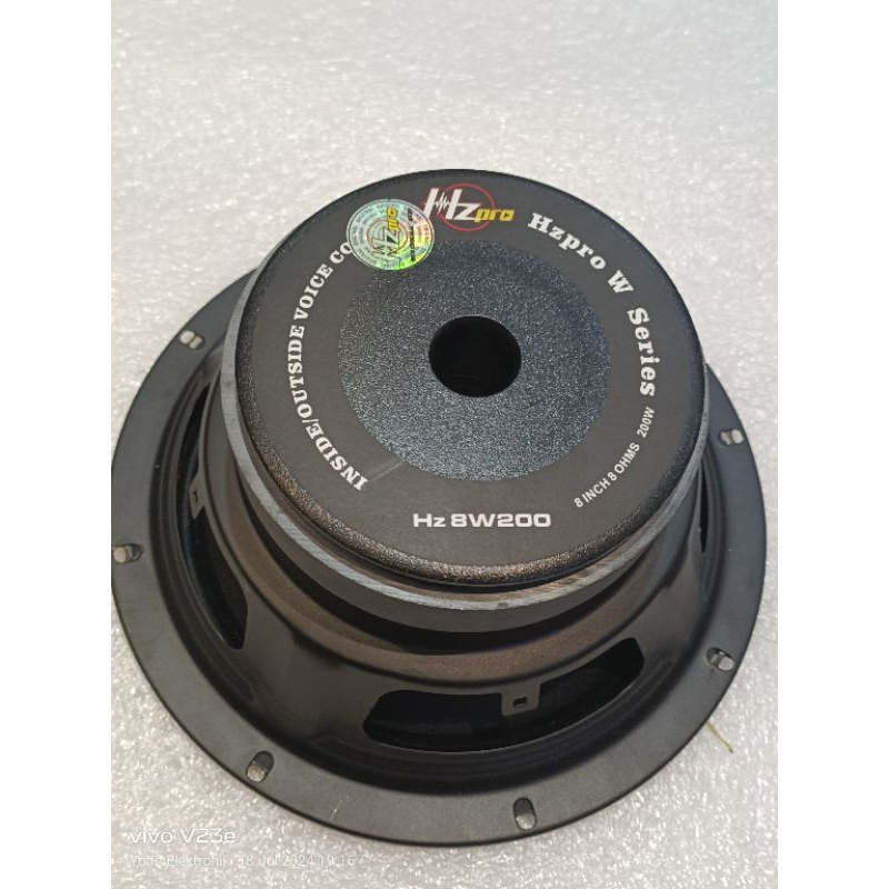 Jual speaker HZ PRO 8W200 ORIGINAL 8 inch | Shopee Indonesia