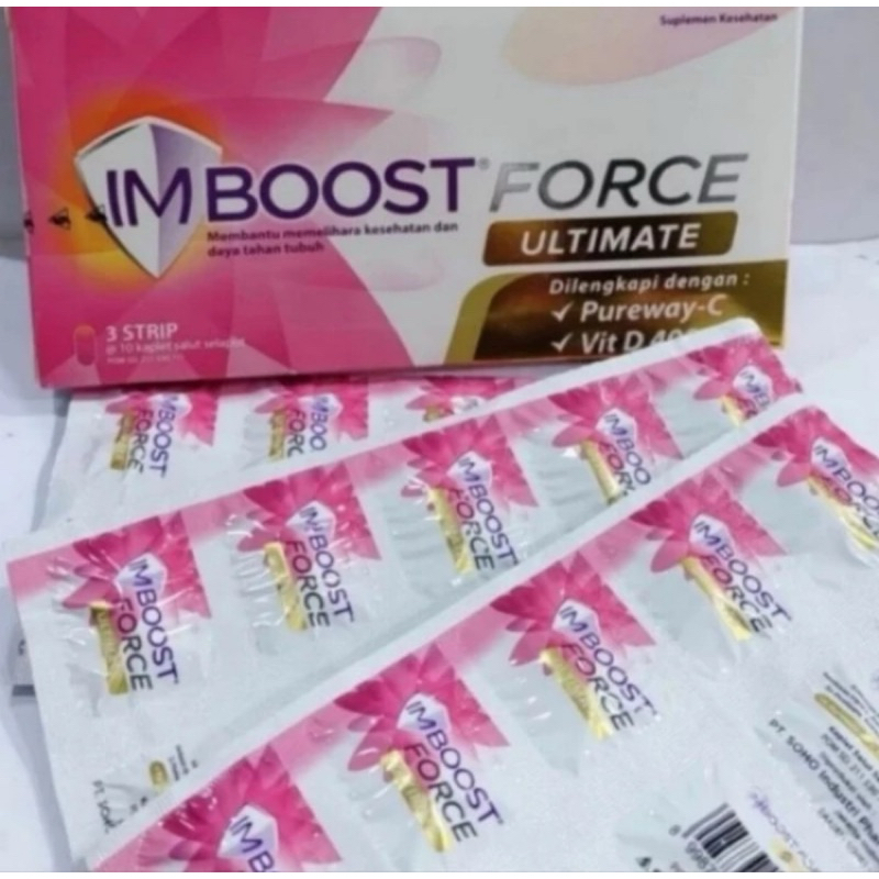 Jual IMBOOST FORCE ULTIMATE STRIP 10 TABLET | Shopee Indonesia