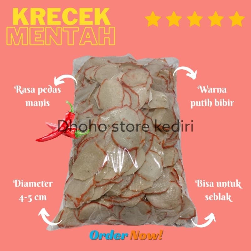 Jual 1KG Krupuk bersin Krupuk upil kerupuk pasir mentah rasa pedas ...