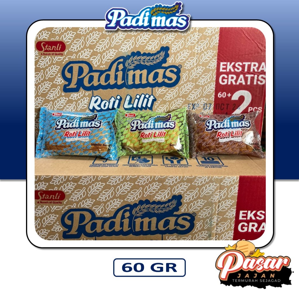 Jual Roti Lilit Padimas dengan pilihan rasa (Coklat, Srikaya, Vanilla ...