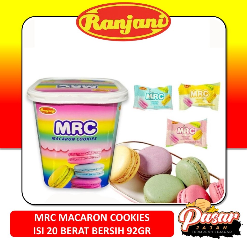 Jual Ranjani MRC Macaron Cookies Toples Isi 20 Kukis Viral | Shopee ...