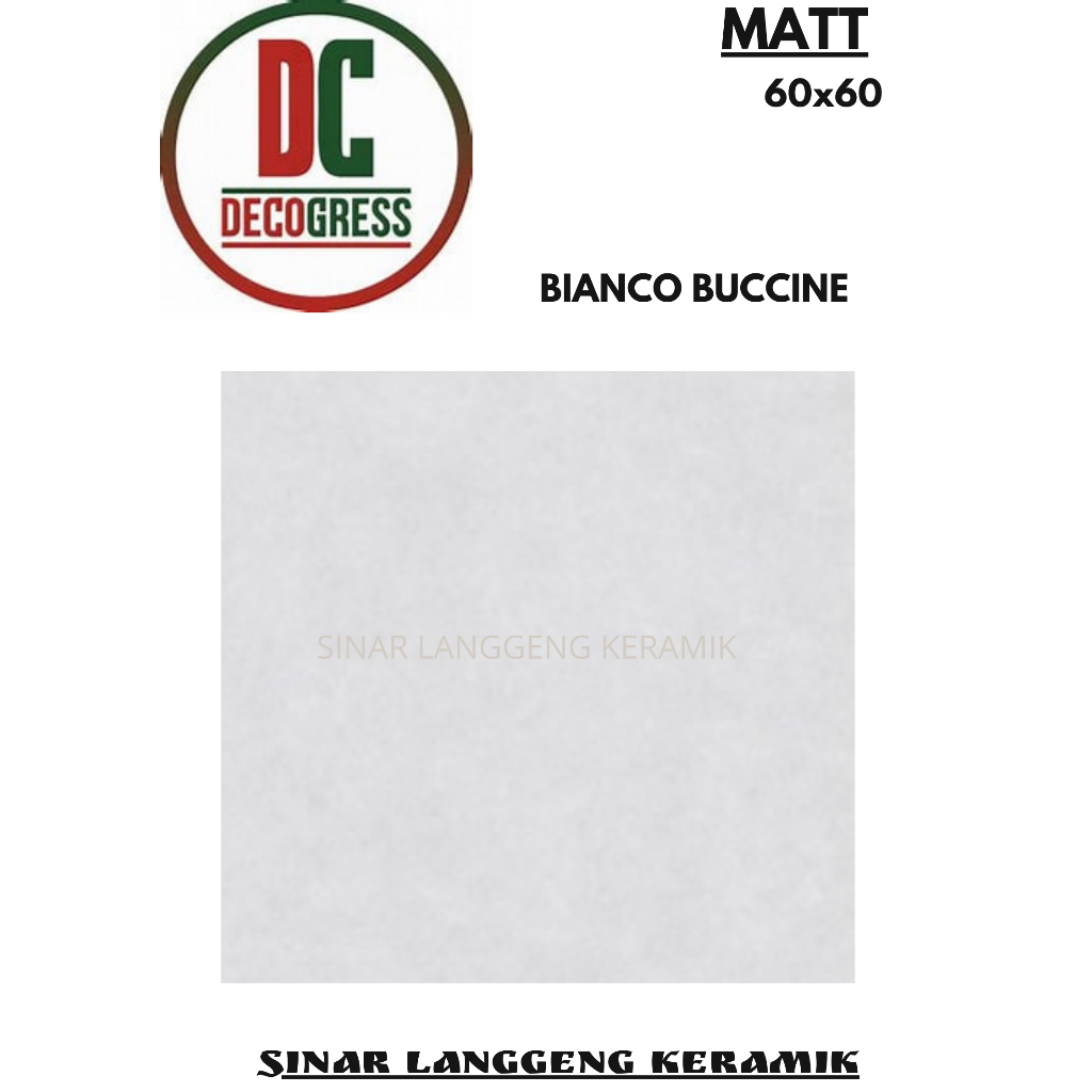 Jual PROMO DECOGRESS GRANIT BIANCO BUCCINE MATT 60x60 MATT | Shopee ...