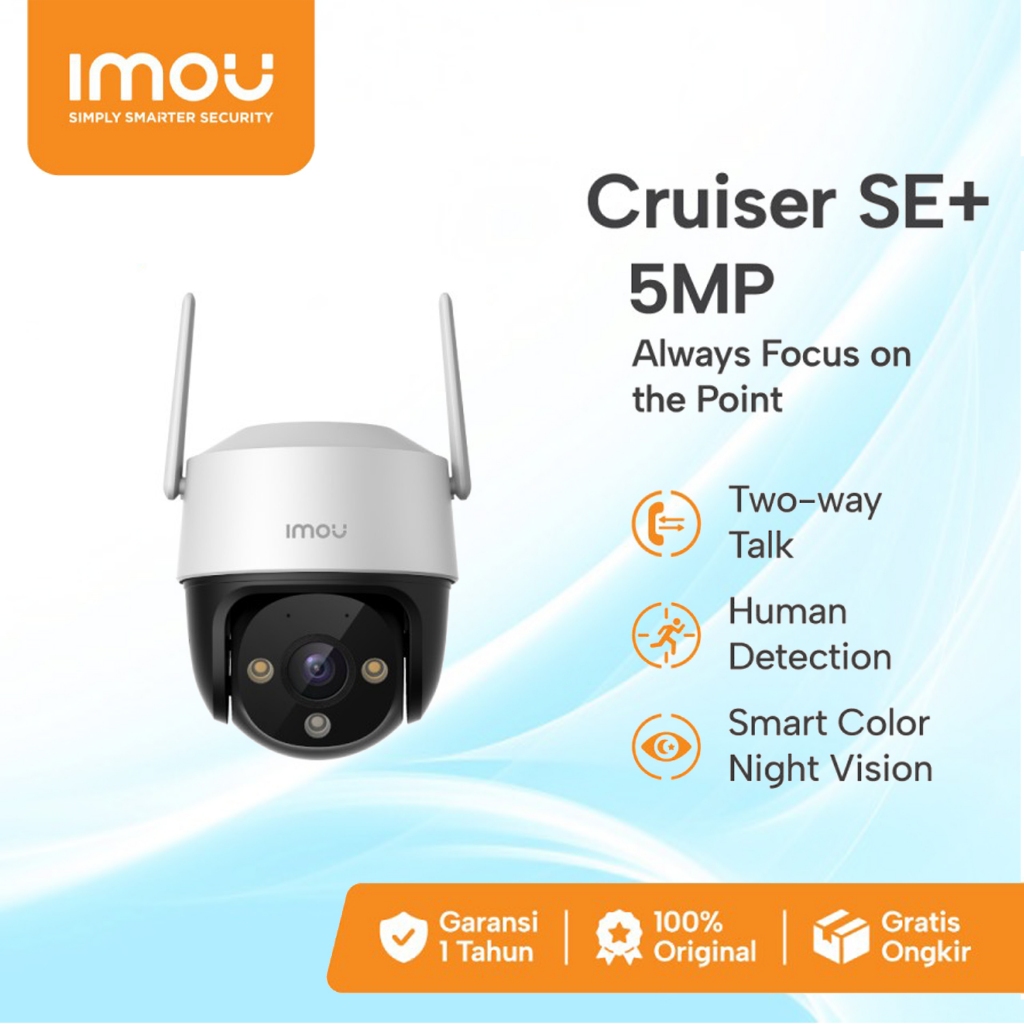 Jual Imou Security Camera Cruiser SE+ 5MP Outdoor Camera with Smart ...