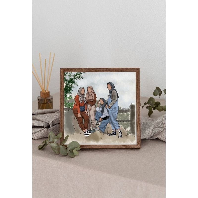 Jual Jasa Gambar Digital | ilustrasi | vector | Digital art | Faceless ...