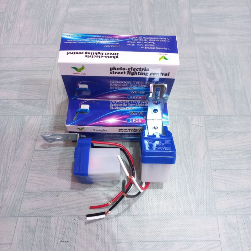 Jual Photocell Sensor Cahaya Otomatis Wing Lock SNI | Shopee Indonesia