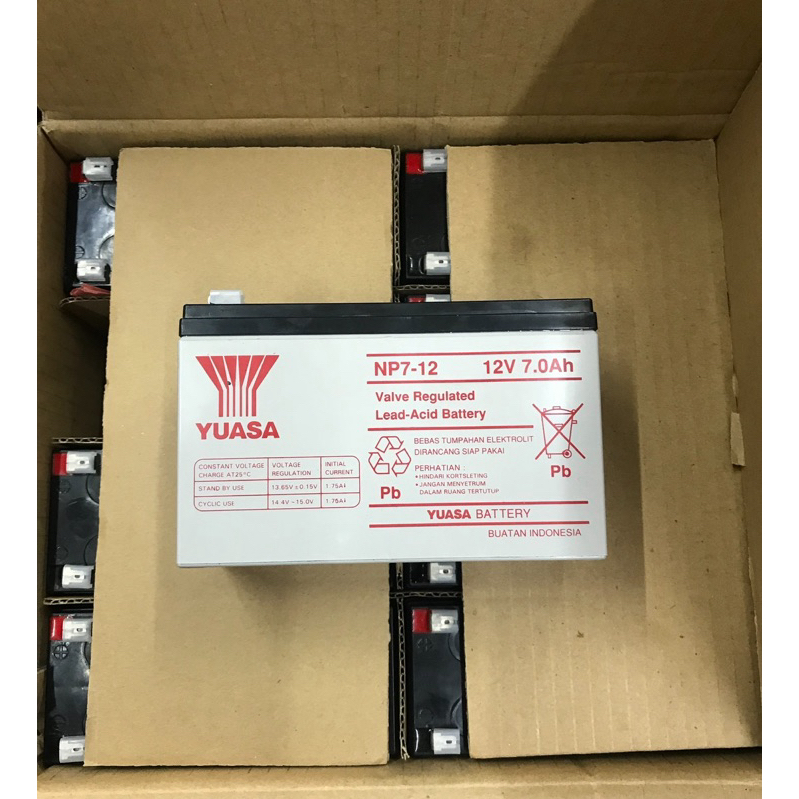 Jual Baterai UPS ICA APC PROLINK Batre UPS Yuasa 12v 7Ah | Shopee Indonesia