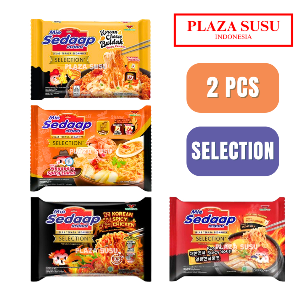 Jual KOREAN MIE SEDAAP SELECTION INSTANT NOODLES | Shopee Indonesia