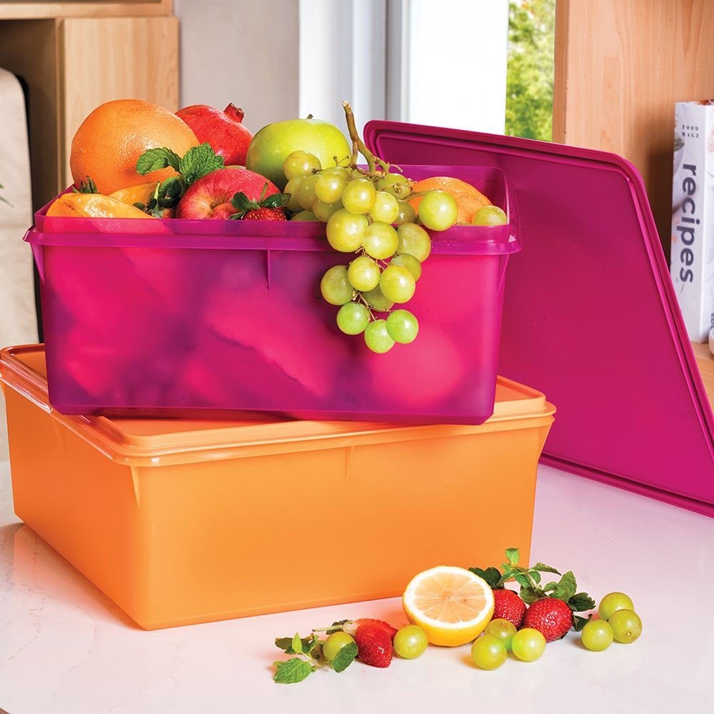 Jual TUPPERWARE SQUARE KEEPER BOX SERBAGUNA 10L | Shopee Indonesia