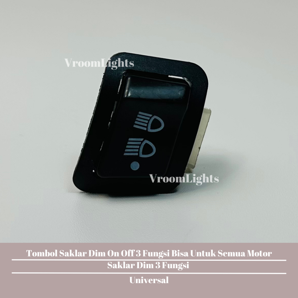 Jual Tombol Saklar Dim On Off 3 Fungsi Saklar Tektok On Off Bisa Untuk ...