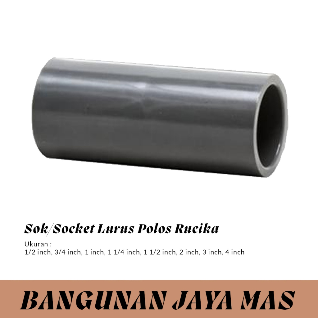 Jual Bangunan Jaya Mas - Socket Polos Rucika Semua Ukuran Lengkap | Sok ...