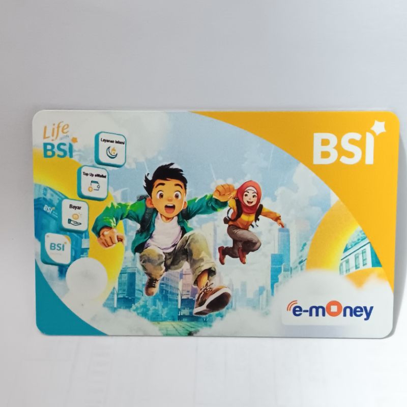 Jual Emoney Edisi Bank BSI Original | Shopee Indonesia